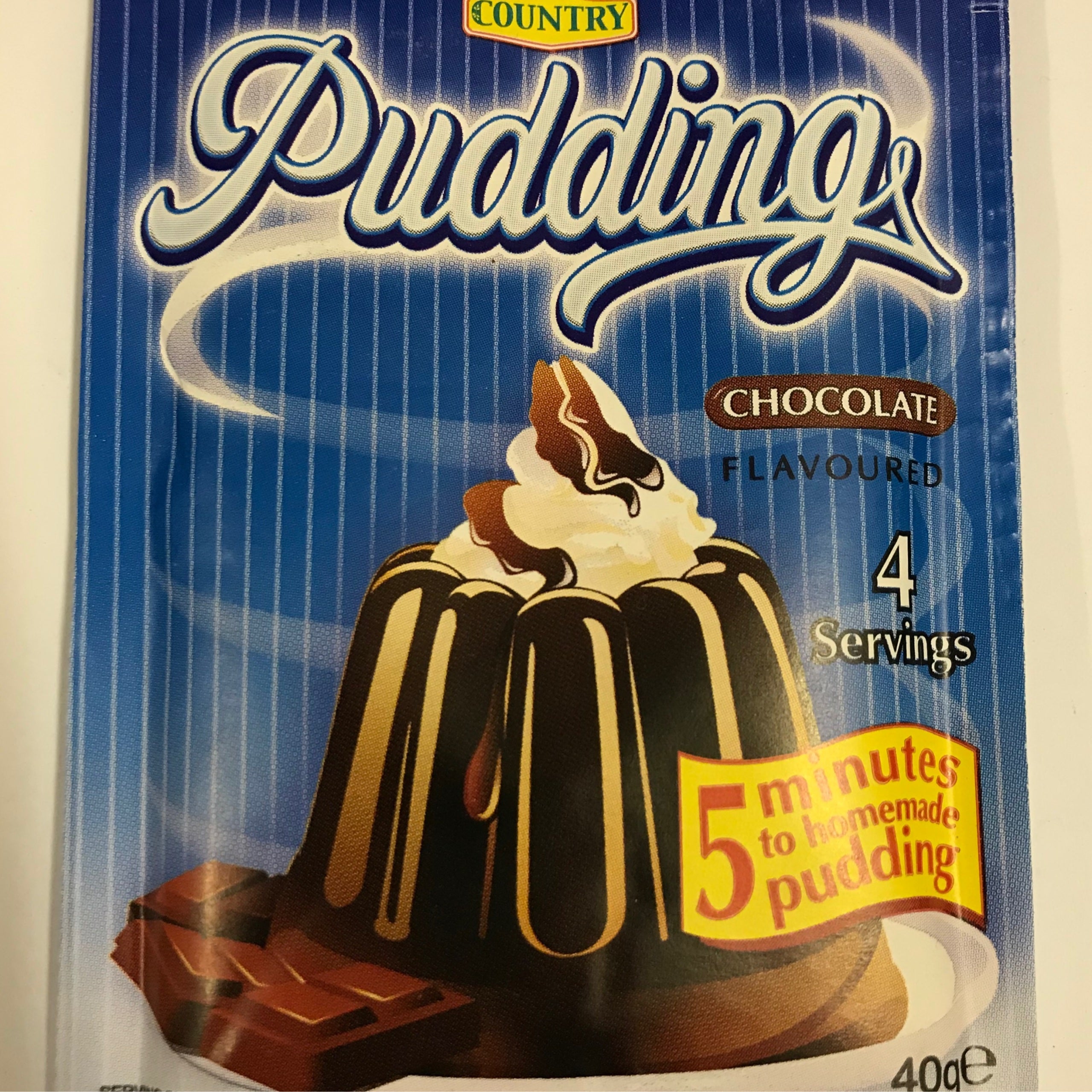 Pudding Chocolate 40g | Malta Cross Connection