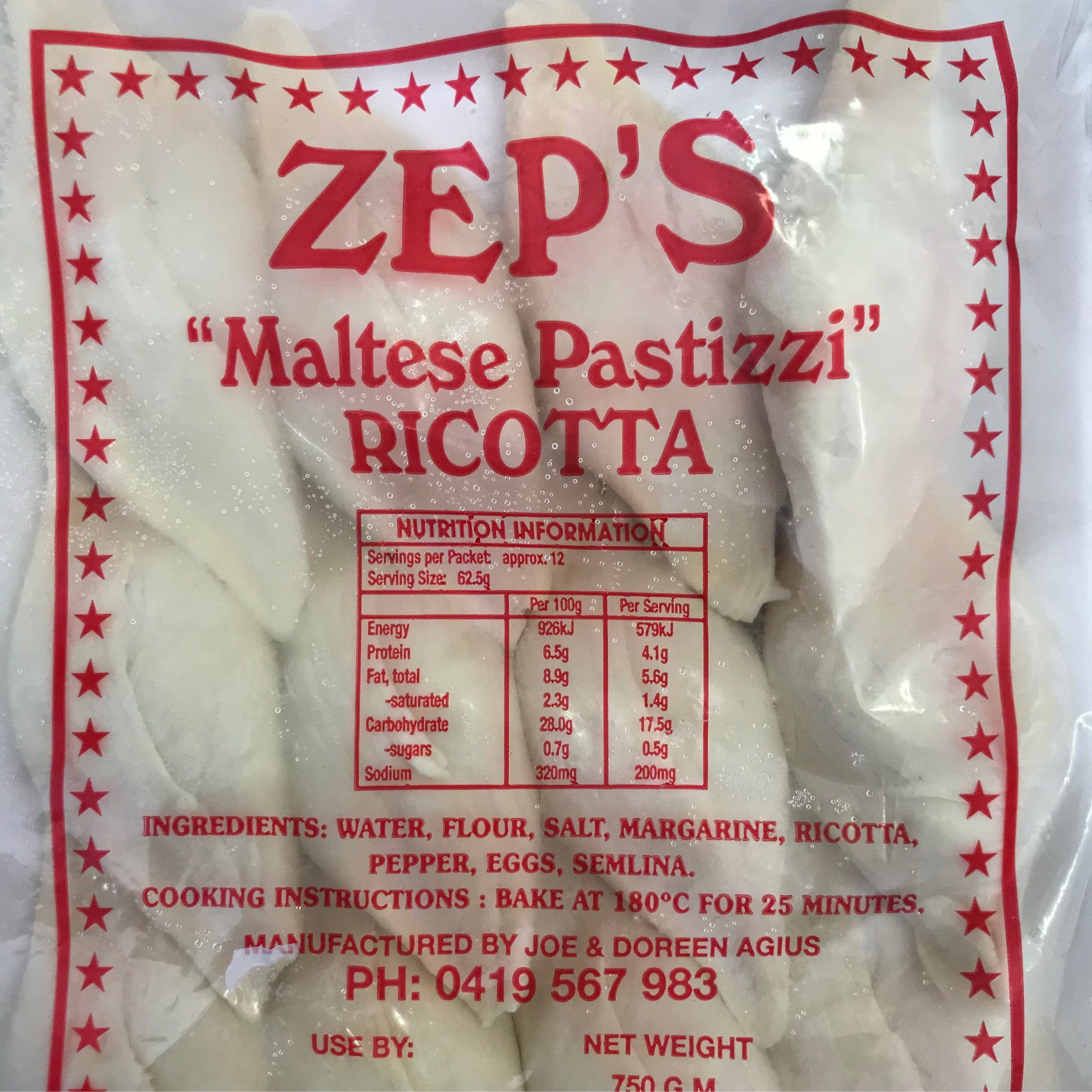 ZEPS - Ricotta Pastizzi